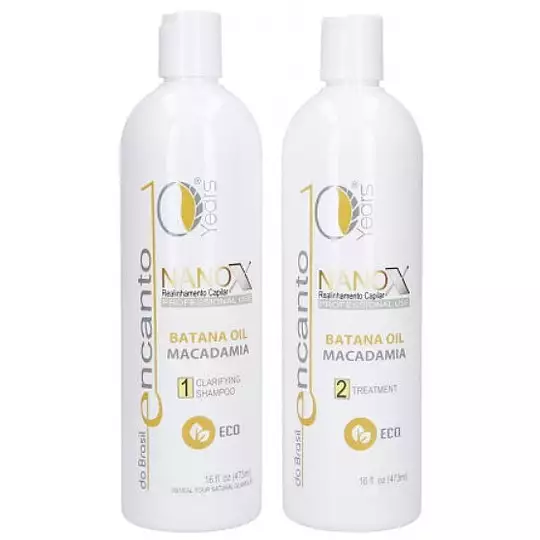 Encanto Do Brasil Nanox 2x 473ml Zestaw do keratynowego prostowania ...